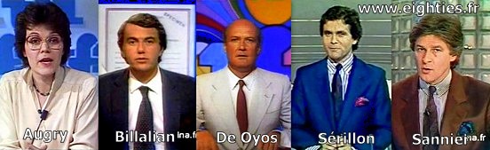 Les présentateurs du Journal Télévisé des années 70 / 80 ! - Eighties.fr